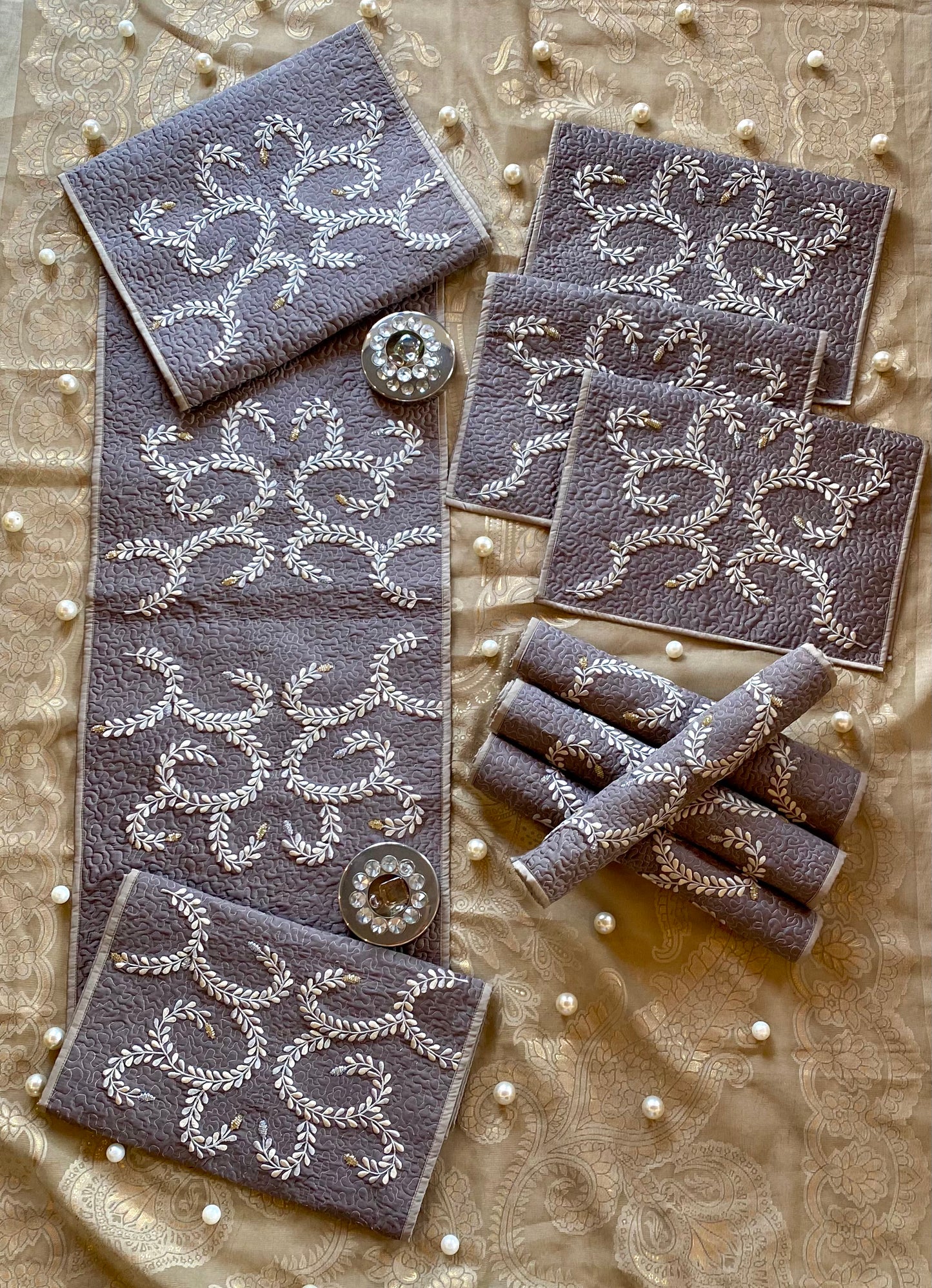 The brown dynasty Dining Set – NEXUS BY UPASNA